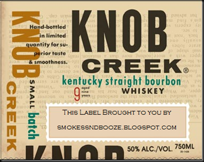 Smokes and Booze: Custom Bourbon Label